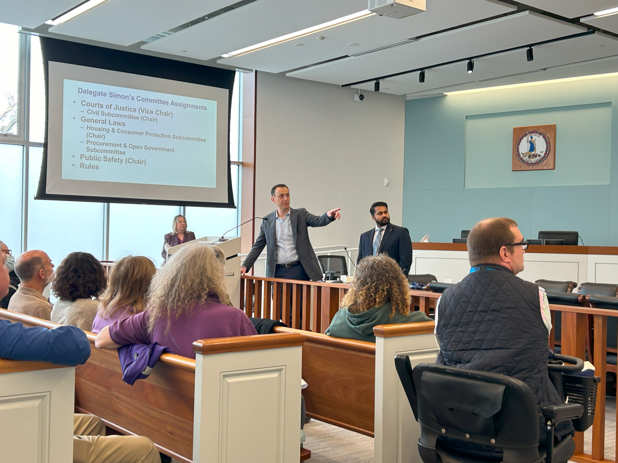 Sen. Salim, Del. Simon Hold Town Hall Ahead of ‘Crossover’ - Falls ...