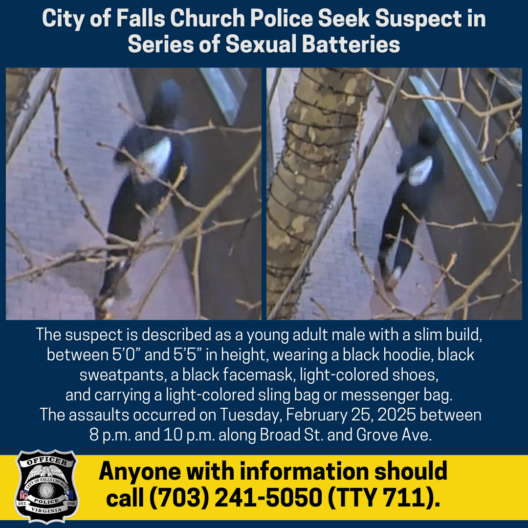 Police Investigate Series of Sexual Batteries - Falls Church News-Press Online